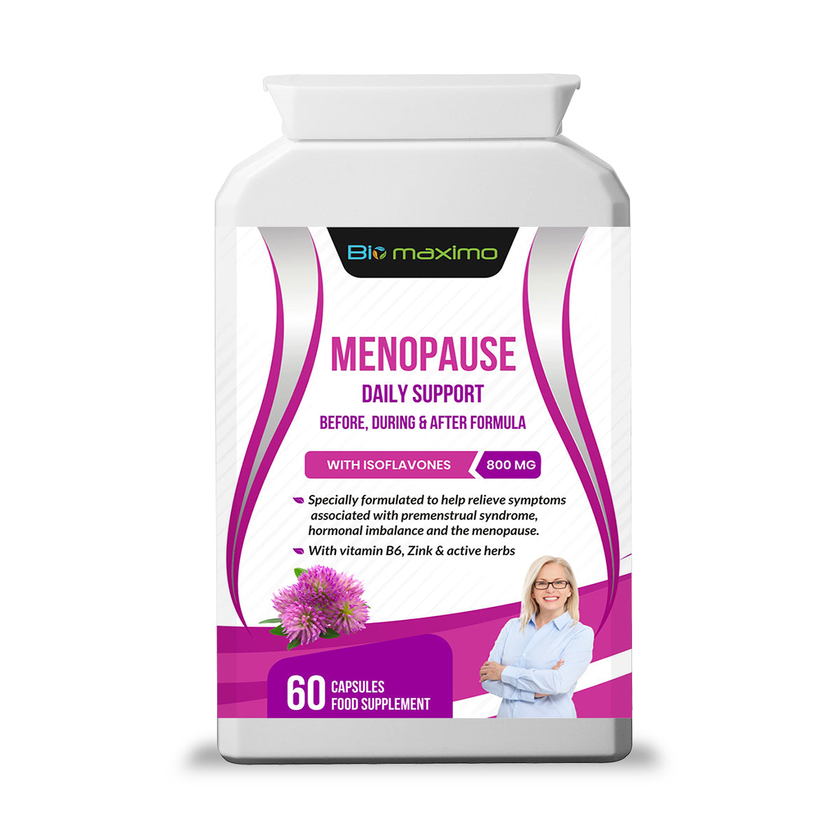 Menopause Relief Support - Natural Herbal Supplement | Biomaximo ...