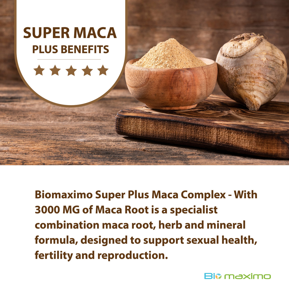 Super Plus Maca Complex - With 3000 MG of Maca Root – Biomaximo.com